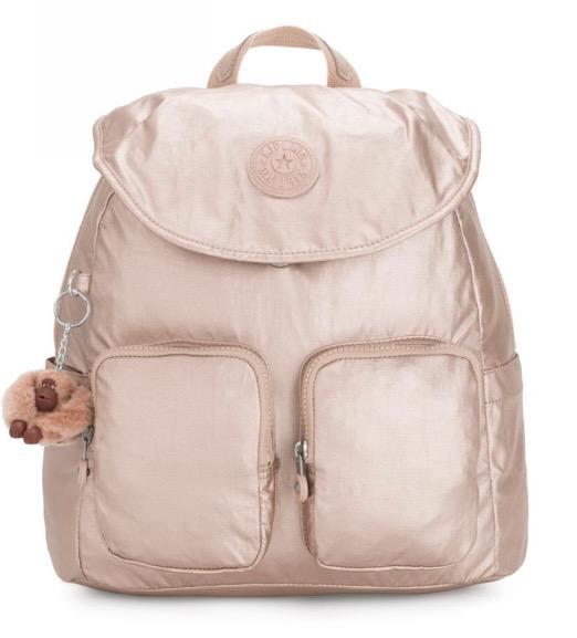 ORIGINAL KIPLING FIONA BACKPACK (QUARTZ METALLIC), Women's Fashion ...