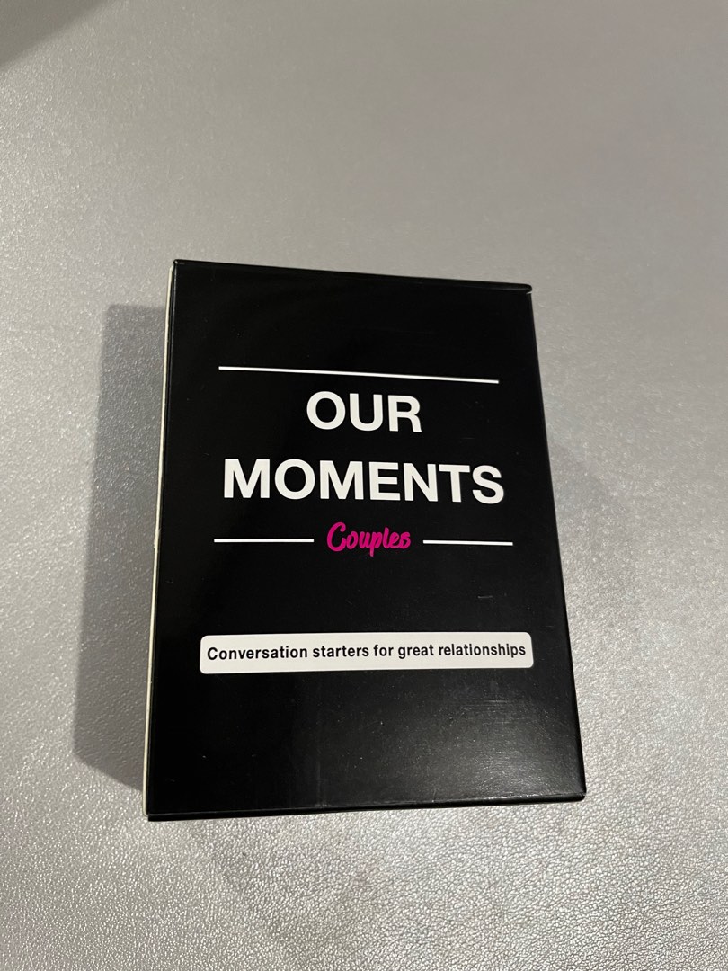 Our Moments Card Game, Hobbies & Toys, Toys & Games on Carousell