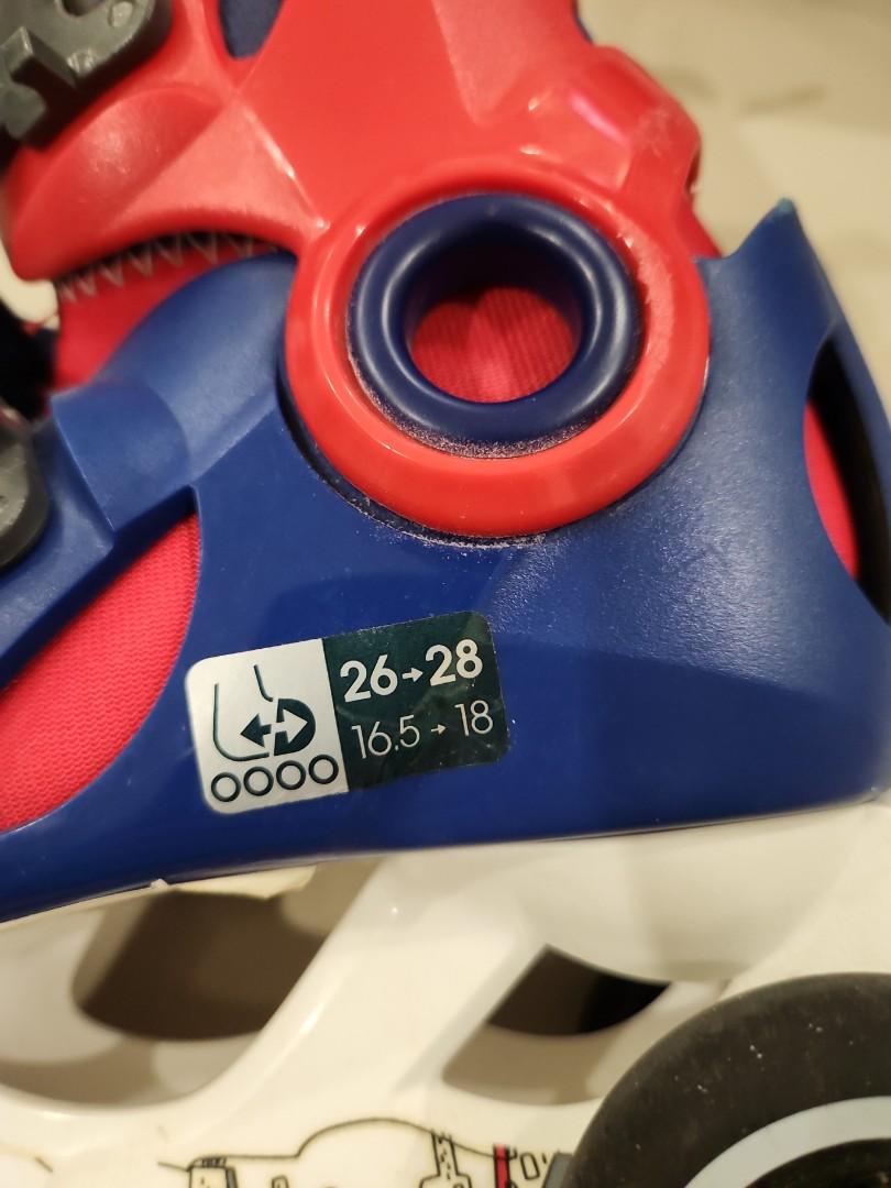 Oxelo blades (red and blue), Sports Equipment, Sports & Games, Skates ...