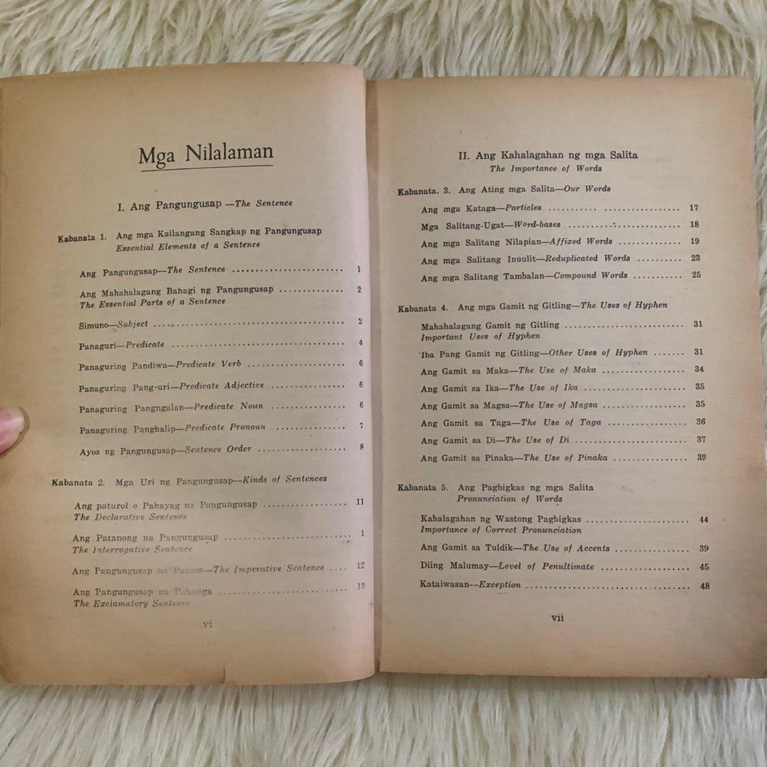 Pampaaralang Balarila ng Wikang Pambansa (Revised Edition), Hobbies ...