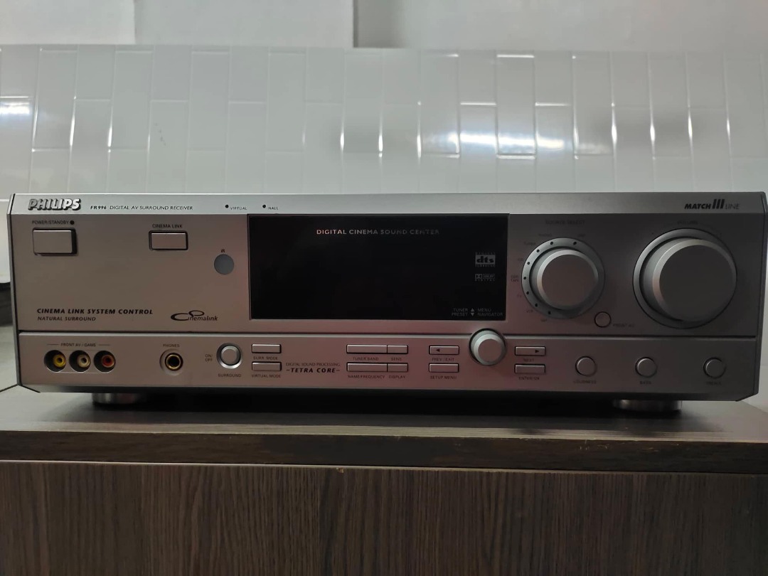 PHILIPS FR 996 DIGITAL AV SURROUND RECEIVER, Audio, Soundbars, Speakers ...