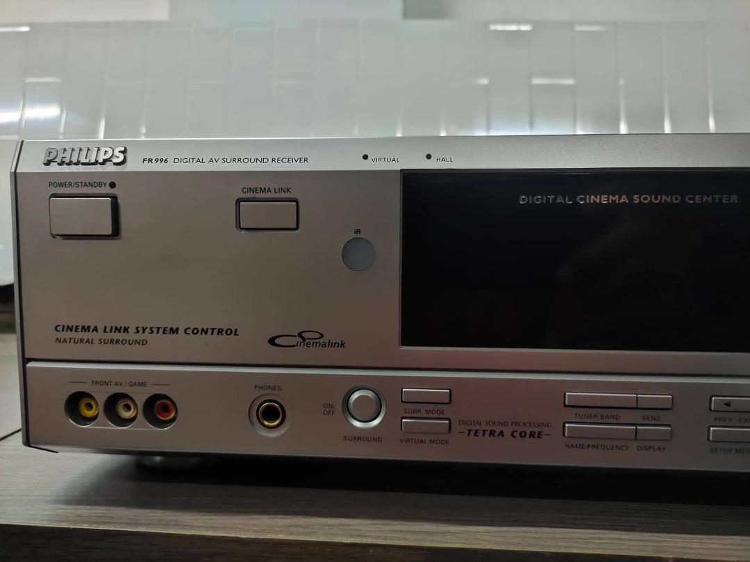 PHILIPS FR 996 DIGITAL AV SURROUND RECEIVER, Audio, Soundbars, Speakers ...