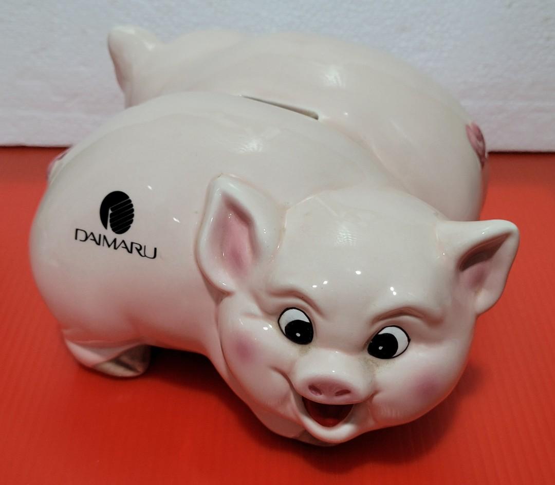 Twin Piggy Porcelain Coin Bank, Hobbies & Toys, Memorabilia ...