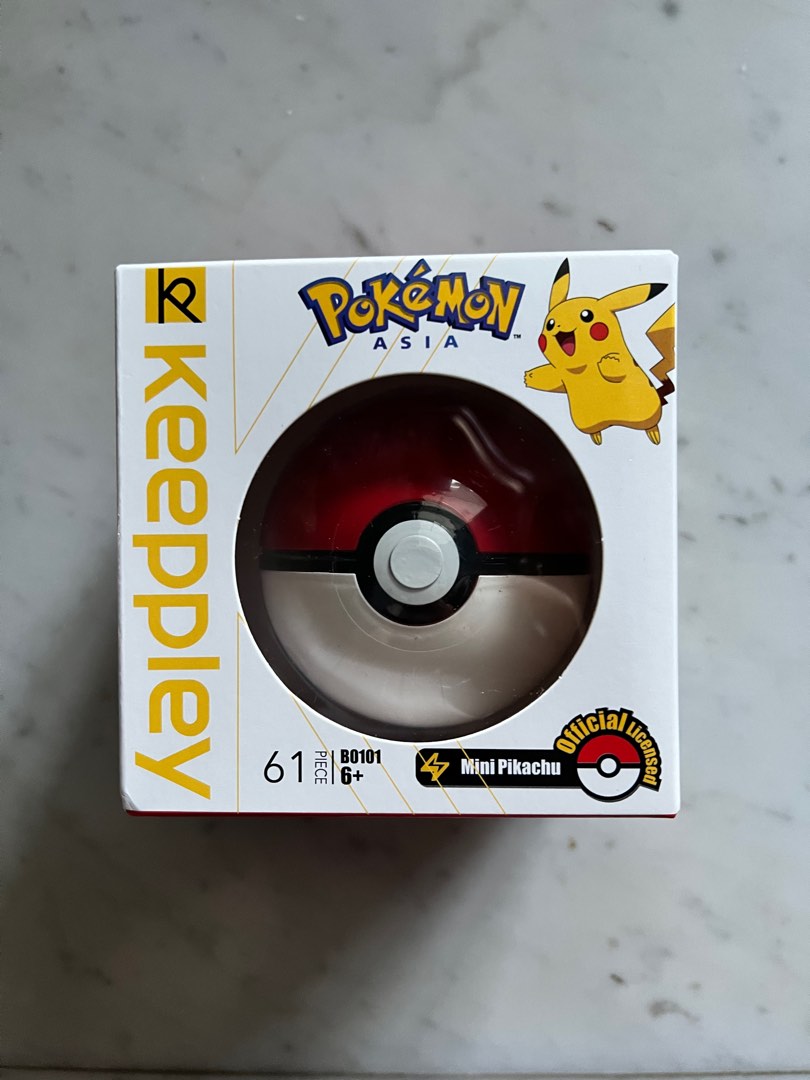 Pikachu Pokemon ball, Hobbies & Toys, Toys & Games on Carousell