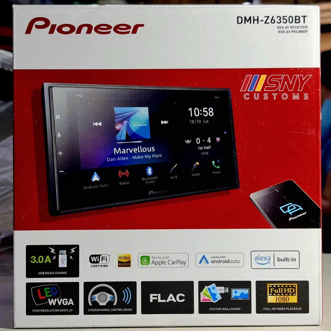 Pioneer Hi resolution wireless Apple Carplay Android Auto dmh z6350bt alexa, Car Parts ...