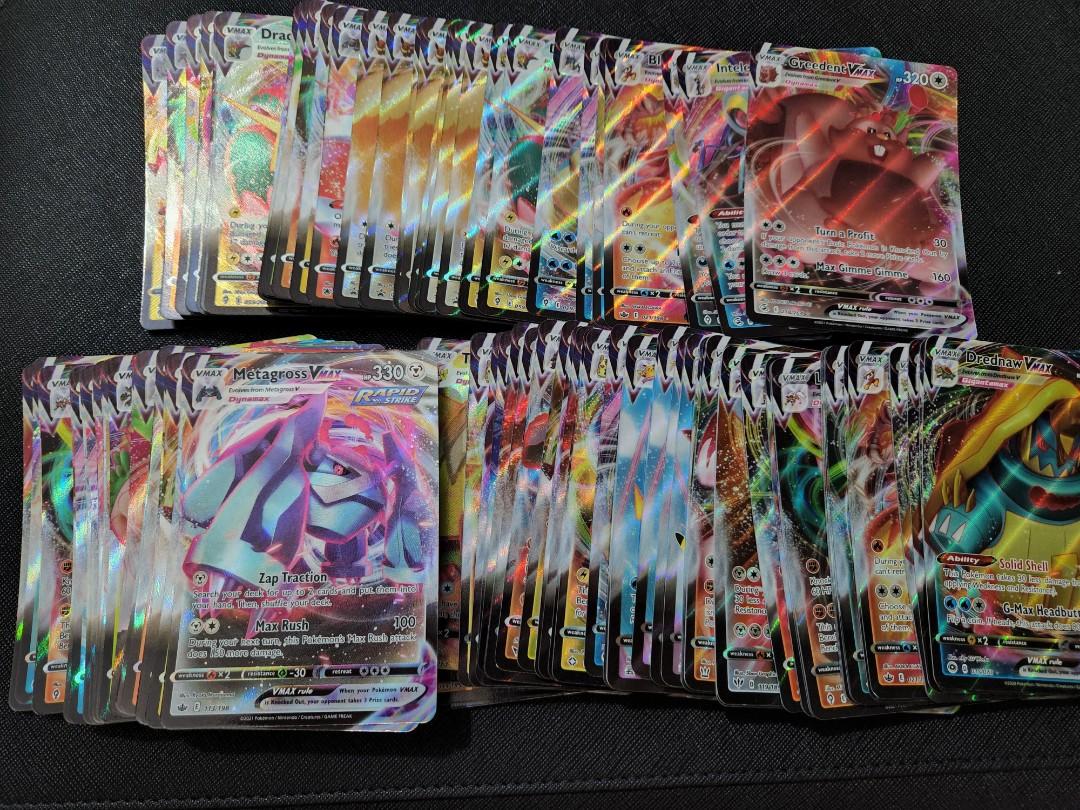 Pokemon vmax cards, Hobbies & Toys, Toys & Games on Carousell