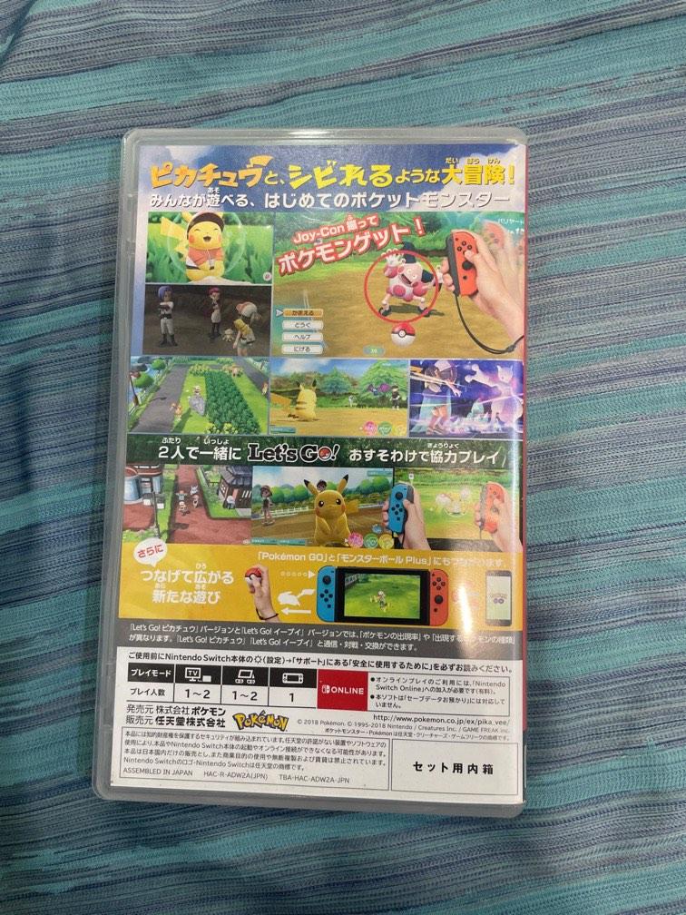 Pokémon Let’s Go! Pikachu- Nitendo Switch (Japenese edition), Video ...