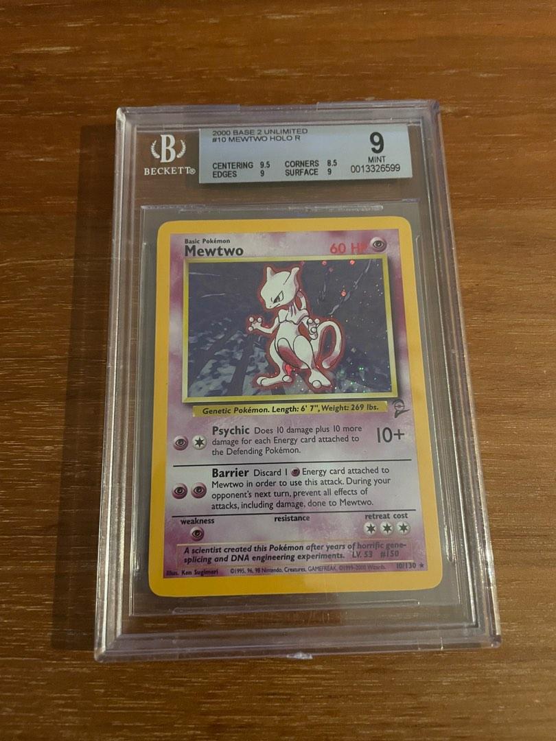 BGS 9 Mewtwo (Base Set 2), Hobbies & Toys, Toys & Games on Carousell