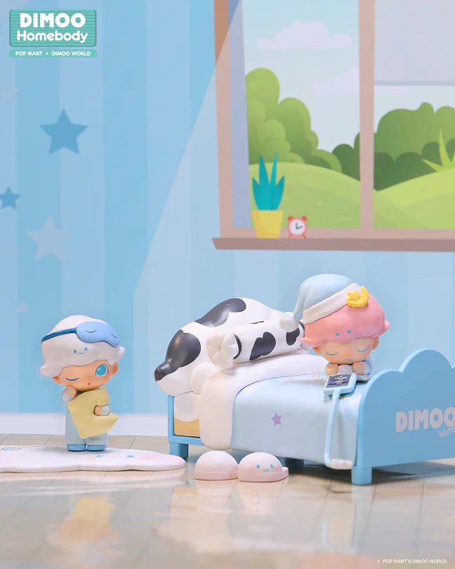 Popmart dimoo fall asleep, Video Gaming, Gaming Accessories ...