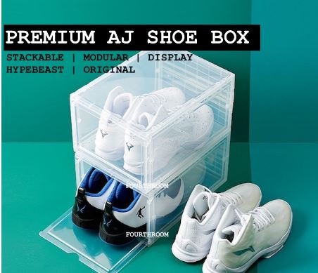Premium AJ Shoebox - Modular Stackable Storage - Hard Case, Magnetic ...