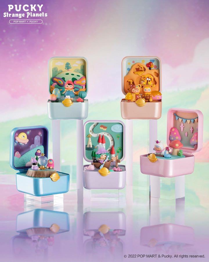 [Ready Stock]Pop Mart Pucky Strange Stars Series Scene Blind Box ...