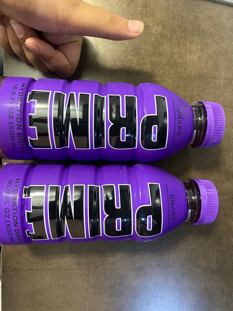 Prime Hydrayion Grape, Food & Drinks, Beverages on Carousell