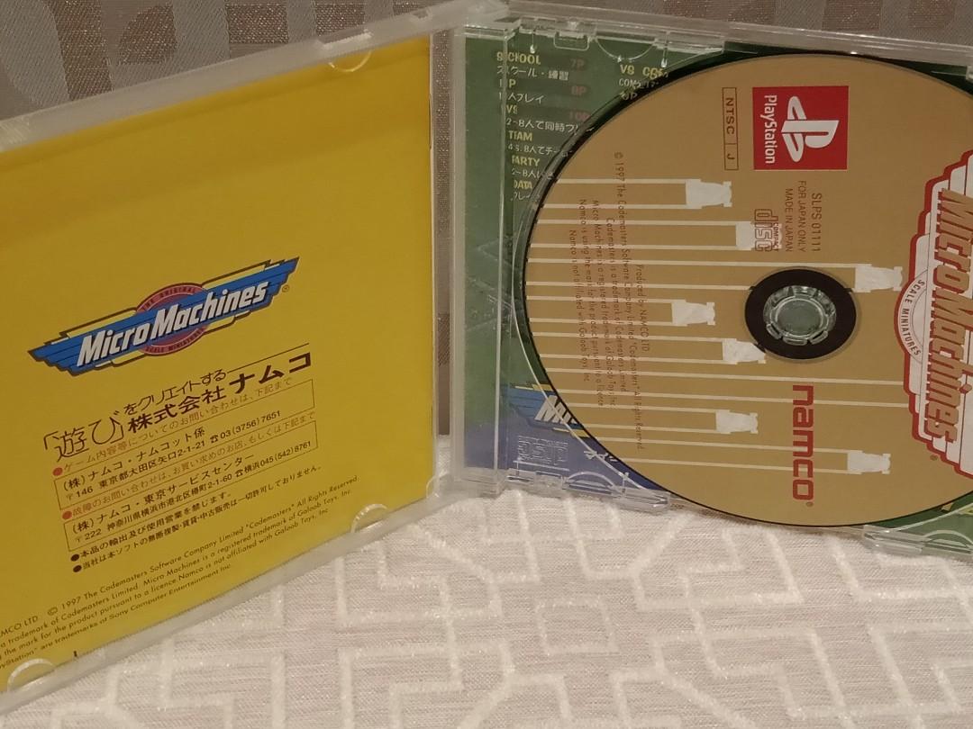 PS1 Micro Machines (JP) Original Game, Video Gaming, Video Games ...
