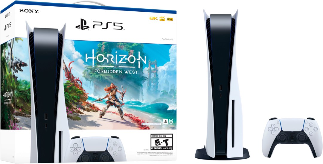 Sony PS5 PlayStation 5 Disc Version Horizon Forbidden West Bundle, Video Gaming, Video Game ...