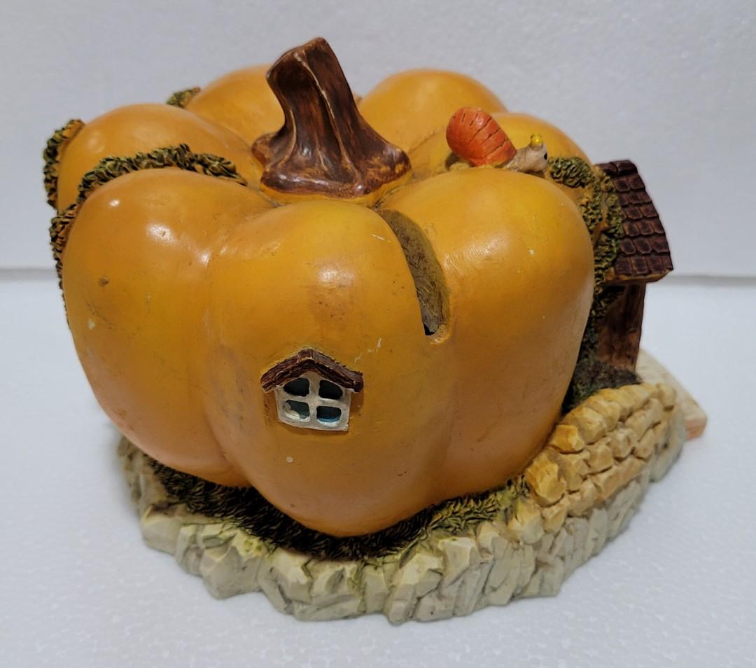 Pumpkin Clay Coin Bank, Furniture & Home Living, Home Decor, Other Home ...