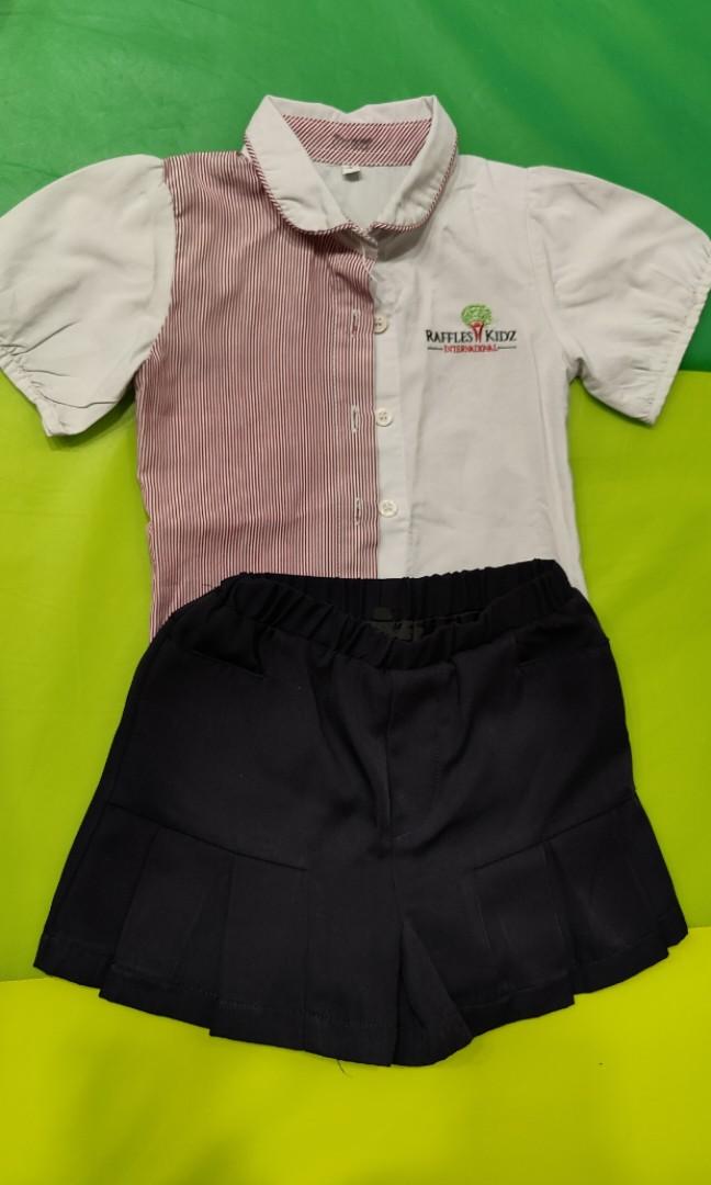 Raffles kidz school uniform set, Babies & Kids, Babies & Kids Fashion ...