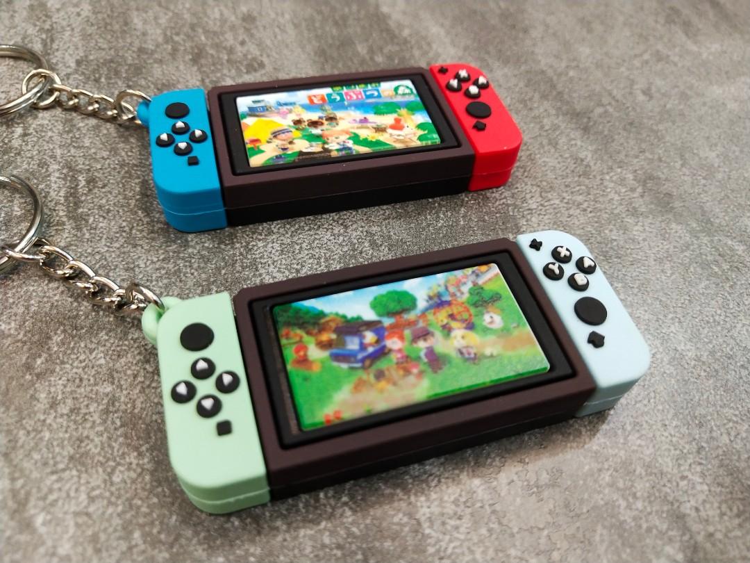 Ready Stock Nintendo Switch Keychain Neon/Animal Crossing, Hobbies ...