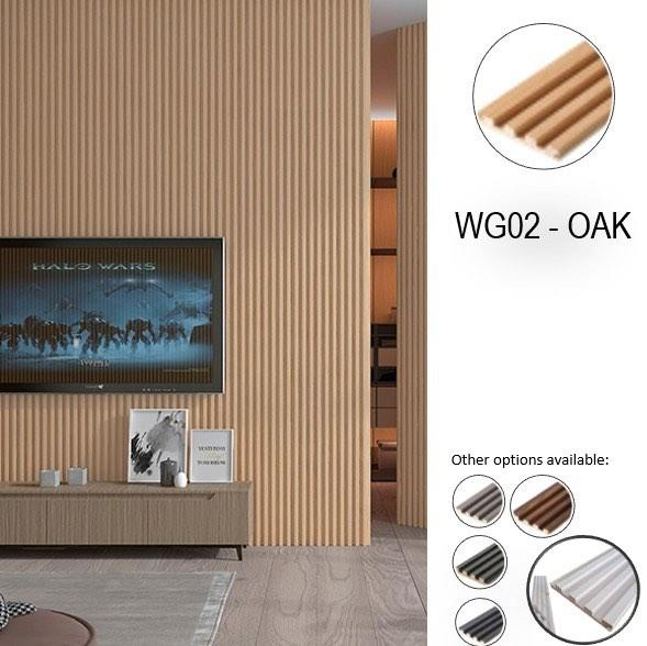 [READY STOCKS] Premium solid wood fluted panel stripes wall, Furniture ...
