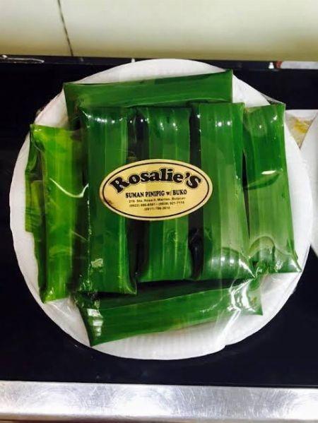 ROSALIE'S SUMAN PINIPIG 1 PLATE = 10 PCS SUMAN 1 PLATE = 145 PESOS ...