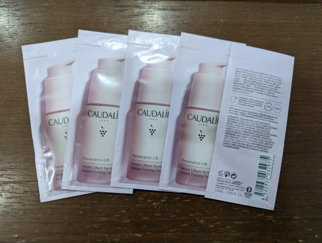 {Sample} 5 x Caudalie Resveratrol-Lift Instant Firming Serum 1.5ml ...