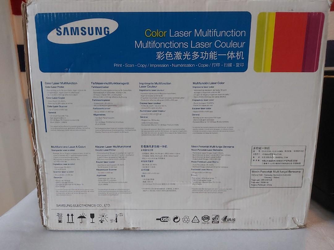 Samsung Colour laser multifunctional machine (Print,Scan,copy ...
