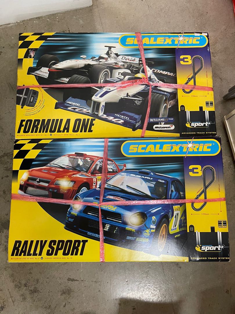 Scalextric C1101 Formula 1 Set and Scalextrix Rally Sport 1 Set ...