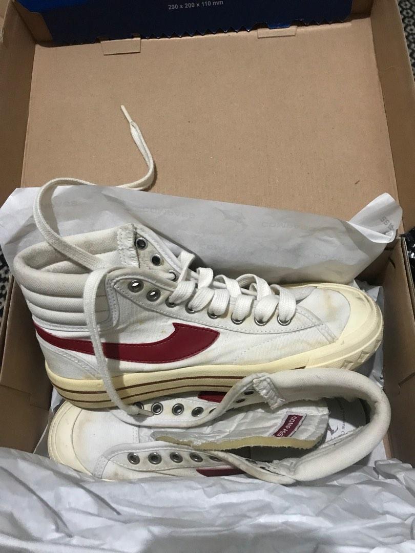 Sepatu Compass retrograde hi, Fesyen Pria, Sepatu , Sneakers di Carousell