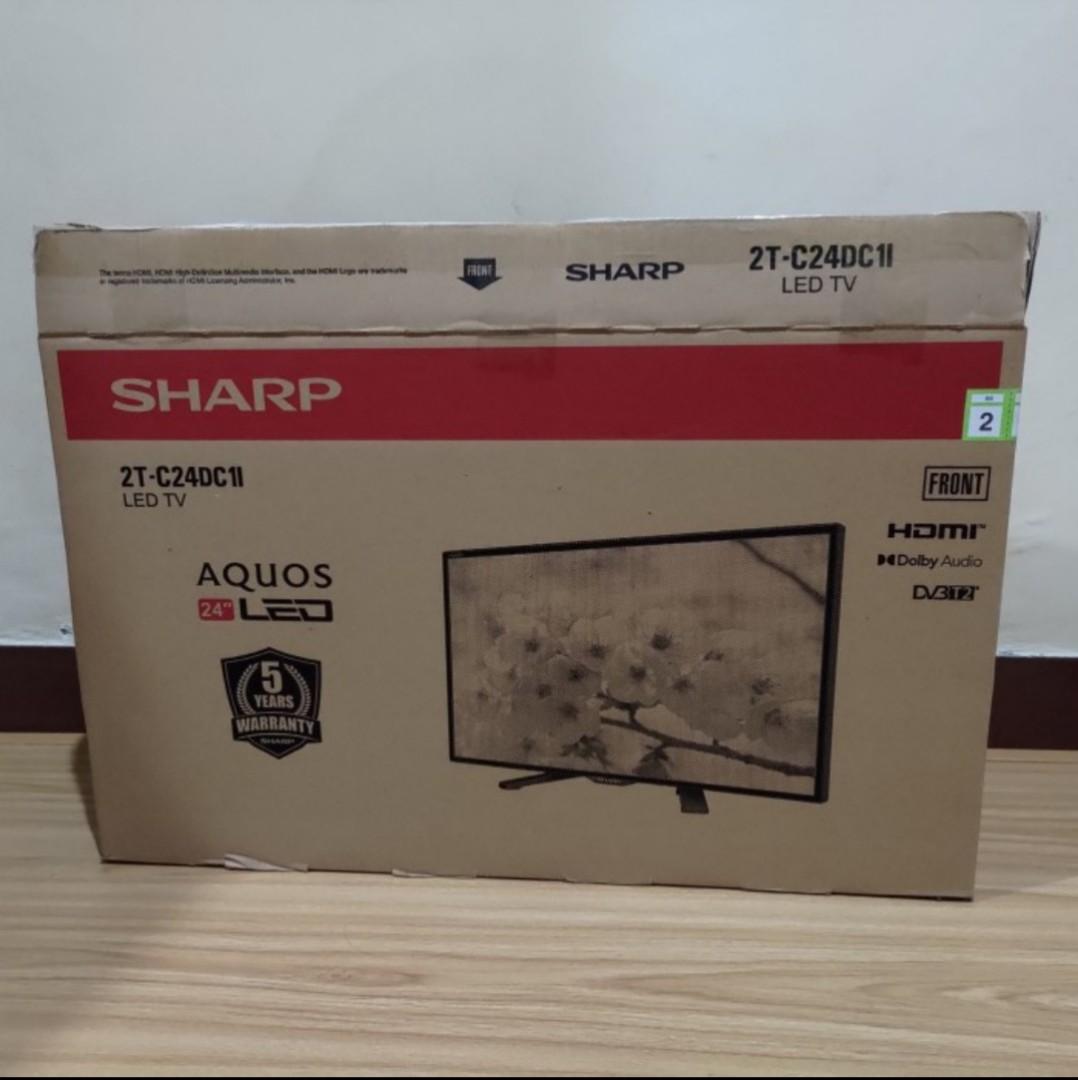 Sharp Aquos LED 24 inch, Elektronik, TV & Perlengkapan Hiburan di Carousell
