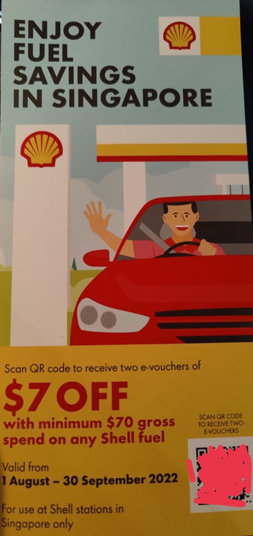 Shell $7 Petrol Discount Voucher Coupons - SPC Caltex Esso , Tickets ...