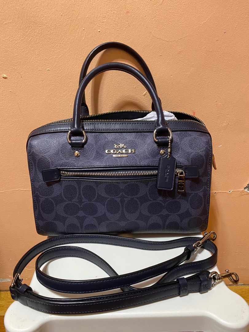 Signature Coach Rowan midnight blue, Women's Fashion, Bags & Wallets ...