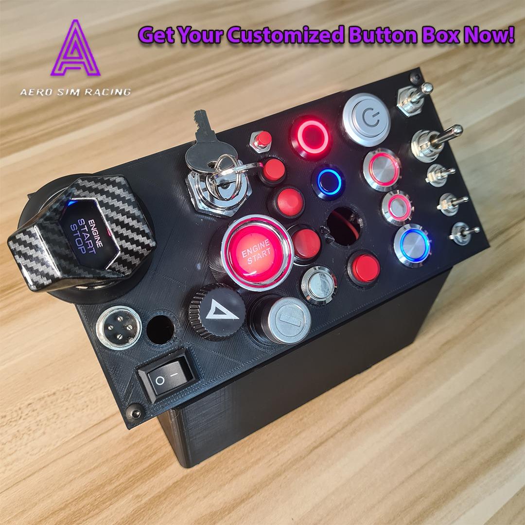 Customize Sim Racing Button Box / Personalize Sim Racing Button Box ...
