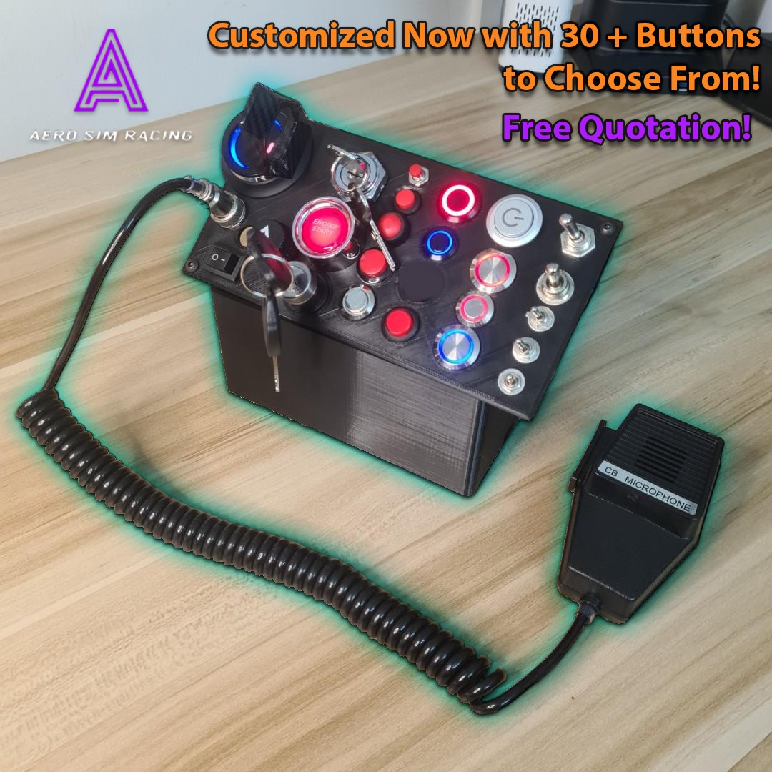 Customize Sim Racing Button Box / Personalize Sim Racing Button Box ...
