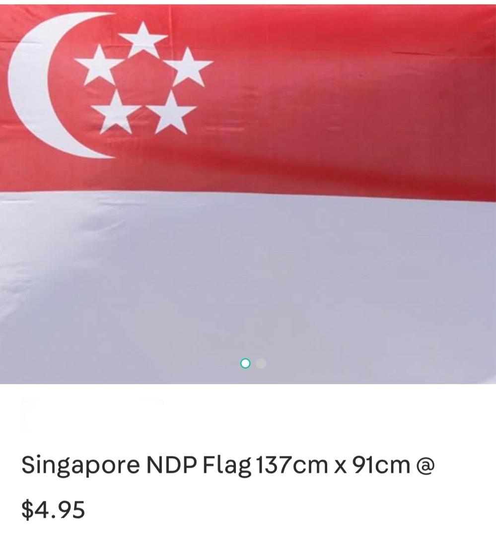 Singapore NDP Flag, Everything Else on Carousell