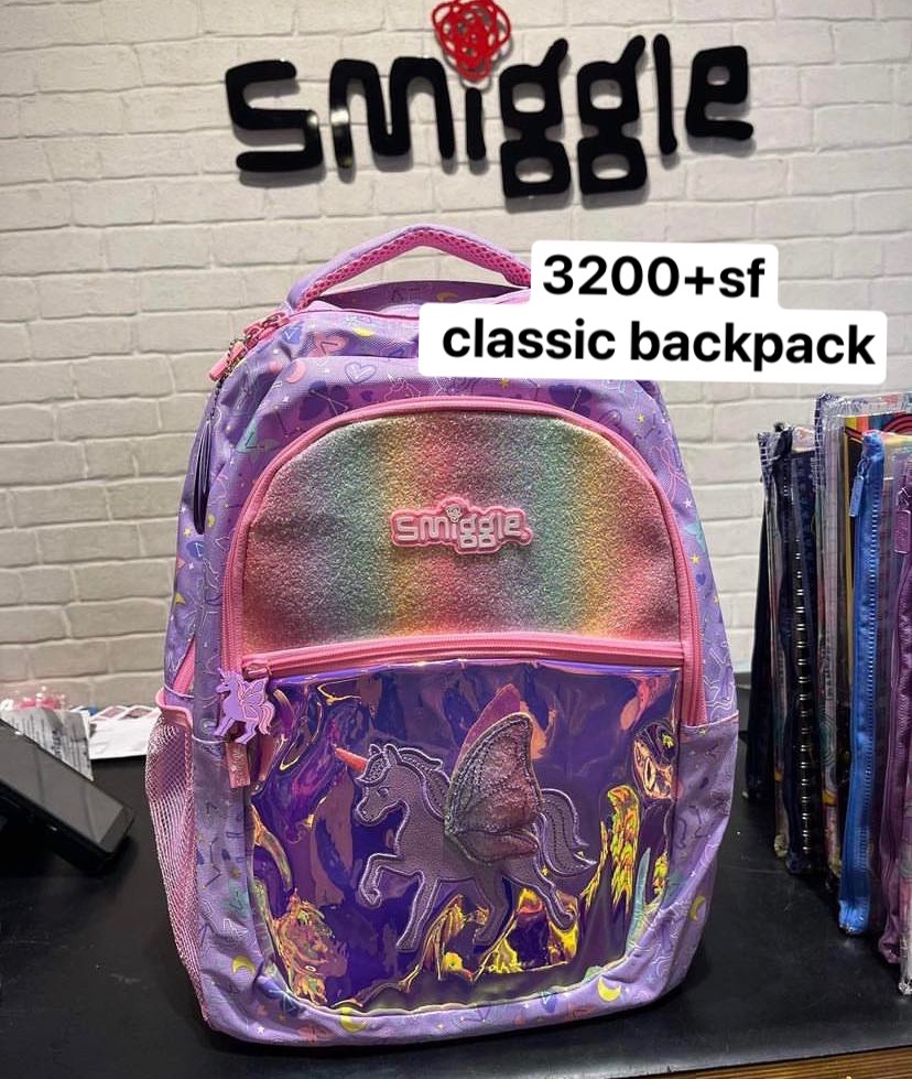Smiggle classic backpacks, Babies & Kids, Babies & Kids Fashion on ...
