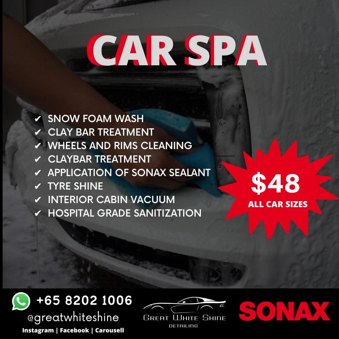 Sonax Car Spa Package / Exterior & Interior Maintenance, Car ...
