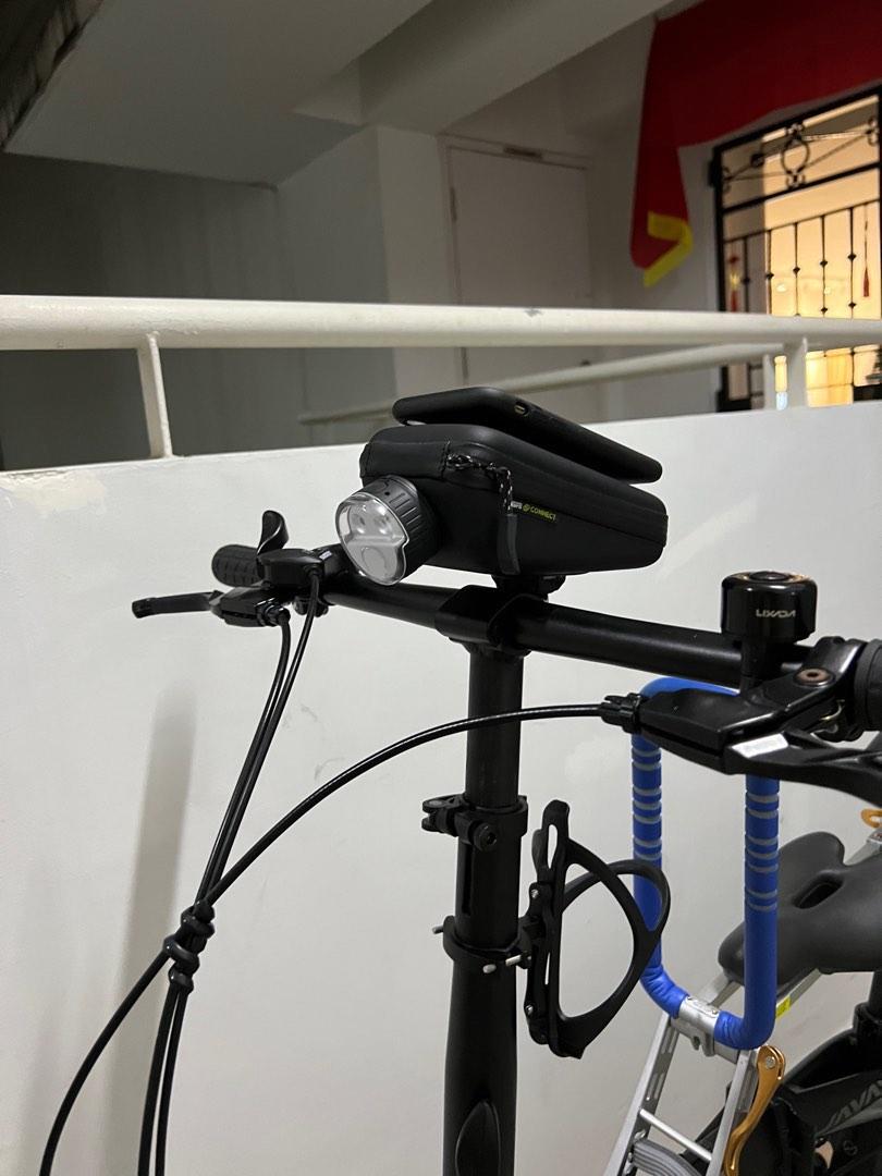 SP Connect Wedge Case for Bicycle Handlebar M6 Stem Cap and Bi-Fold Quick Release Stem, Mountain ...