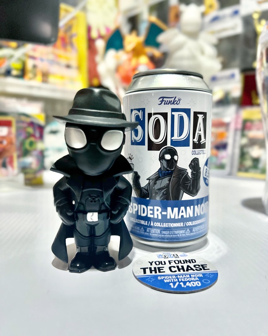 Spiderman Noir Chase Funko Soda, Hobbies & Toys, Toys & Games on Carousell
