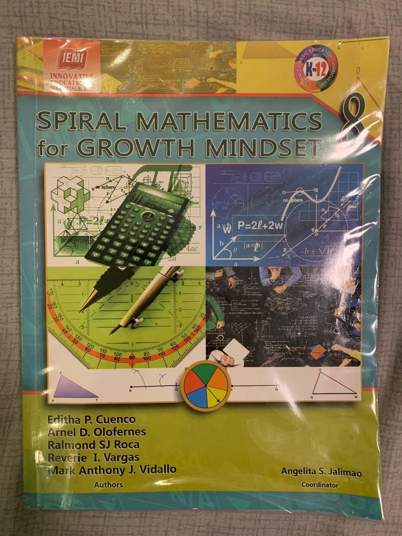 Spiral Mathematics for Growth Mindset Grade 8, Hobbies & Toys, Books ...