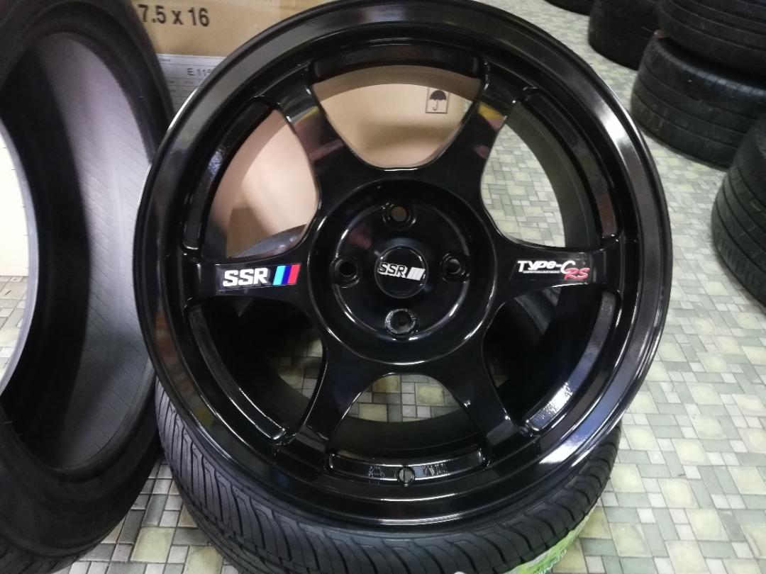 sport rim SSR TYPE-C 16 inch siap tayar baru 16, Auto Accessories on ...