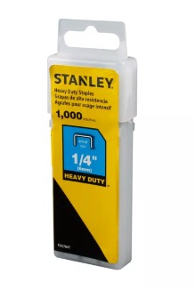 Stanley 1,000 pcs. Heavy Duty Staples 1/4" TRA704T & 3/8" TRA706T ...
