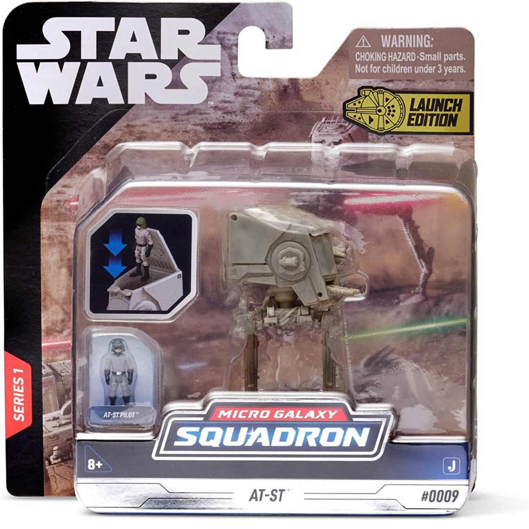 Star Wars Micro Galaxy Squadron - AT-ST & Tie Fighter, Hobbies & Toys ...