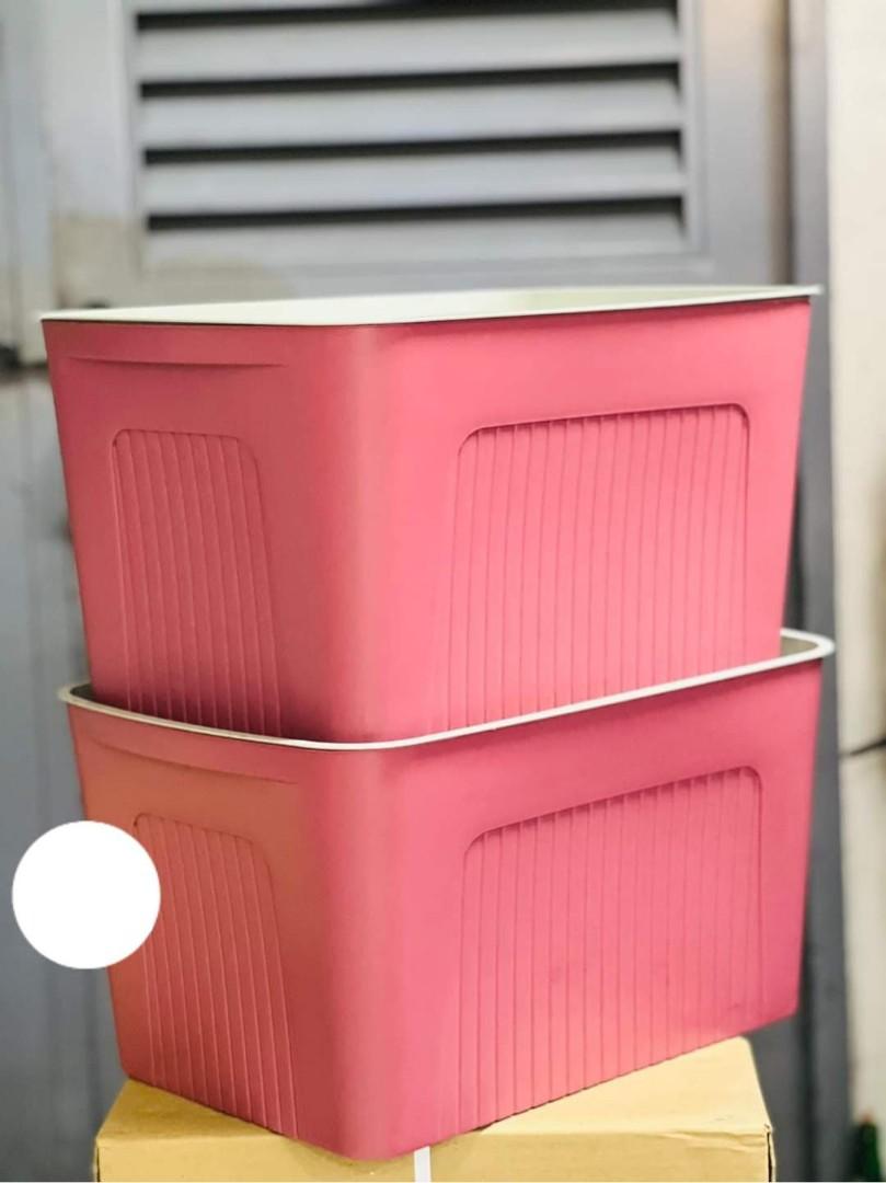 STORAGE BLUE & PINK BOX Storage, Furniture & Home Living, Home ...