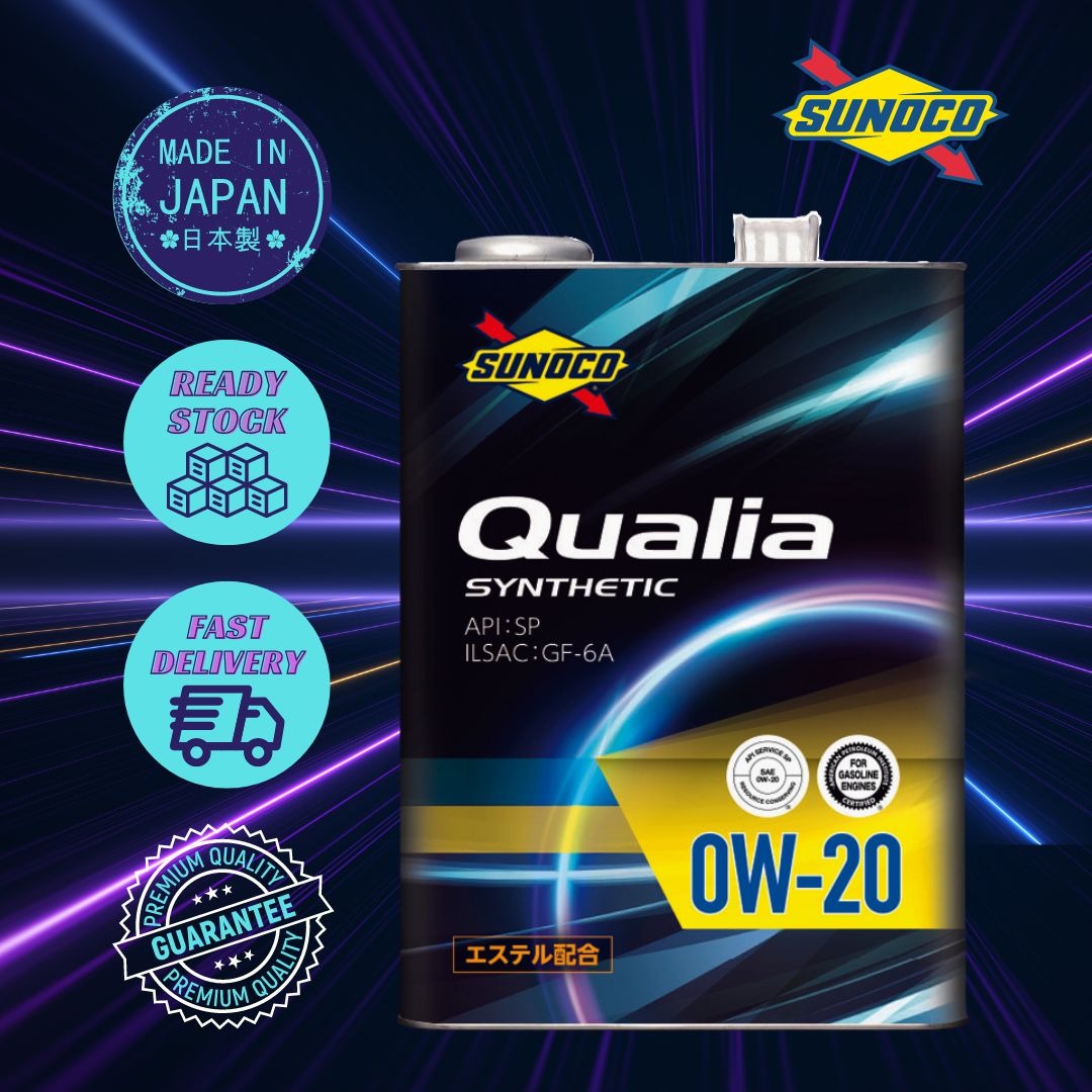 SUNOCO QUALIA 0W20 Engine Oil (4L), Car Accessories, Accessories on ...