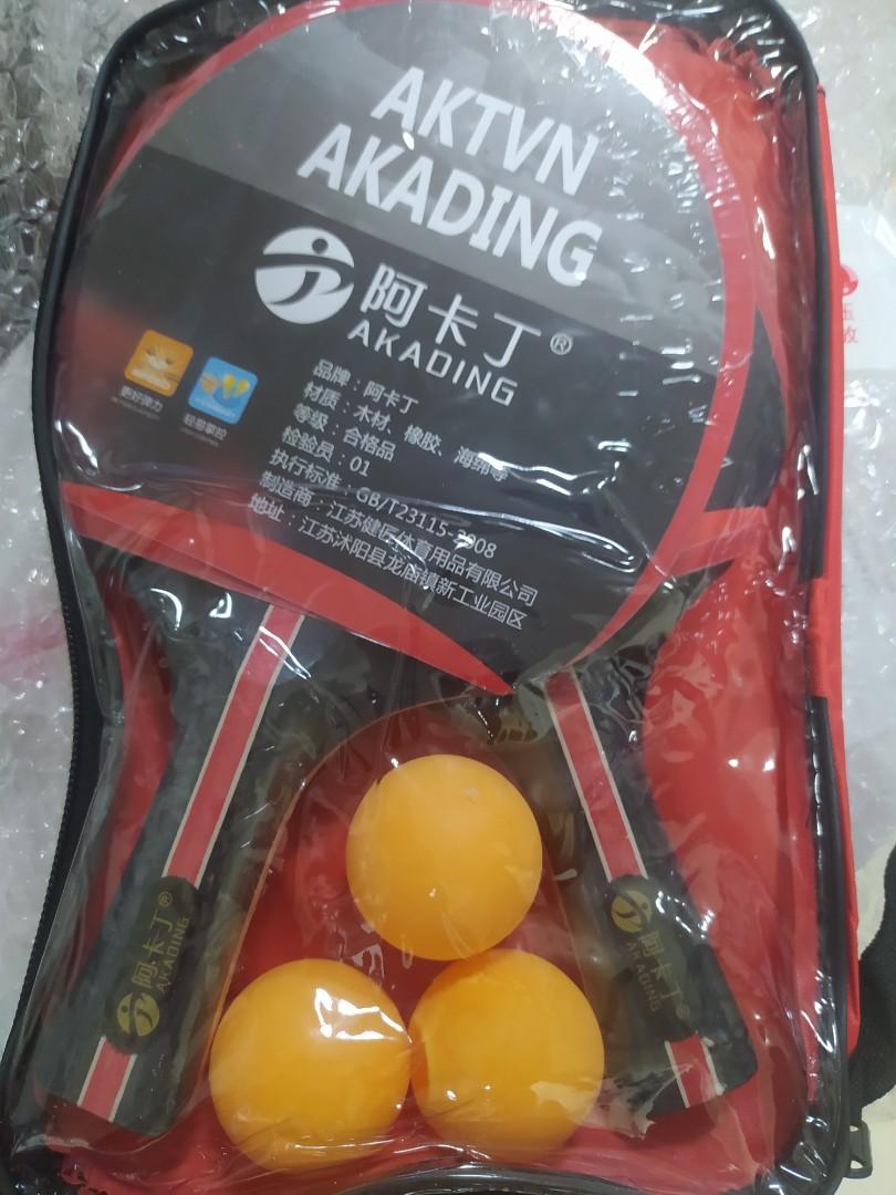 Table tennis bat racket set, Sports Equipment, Sports & Games, Racket ...