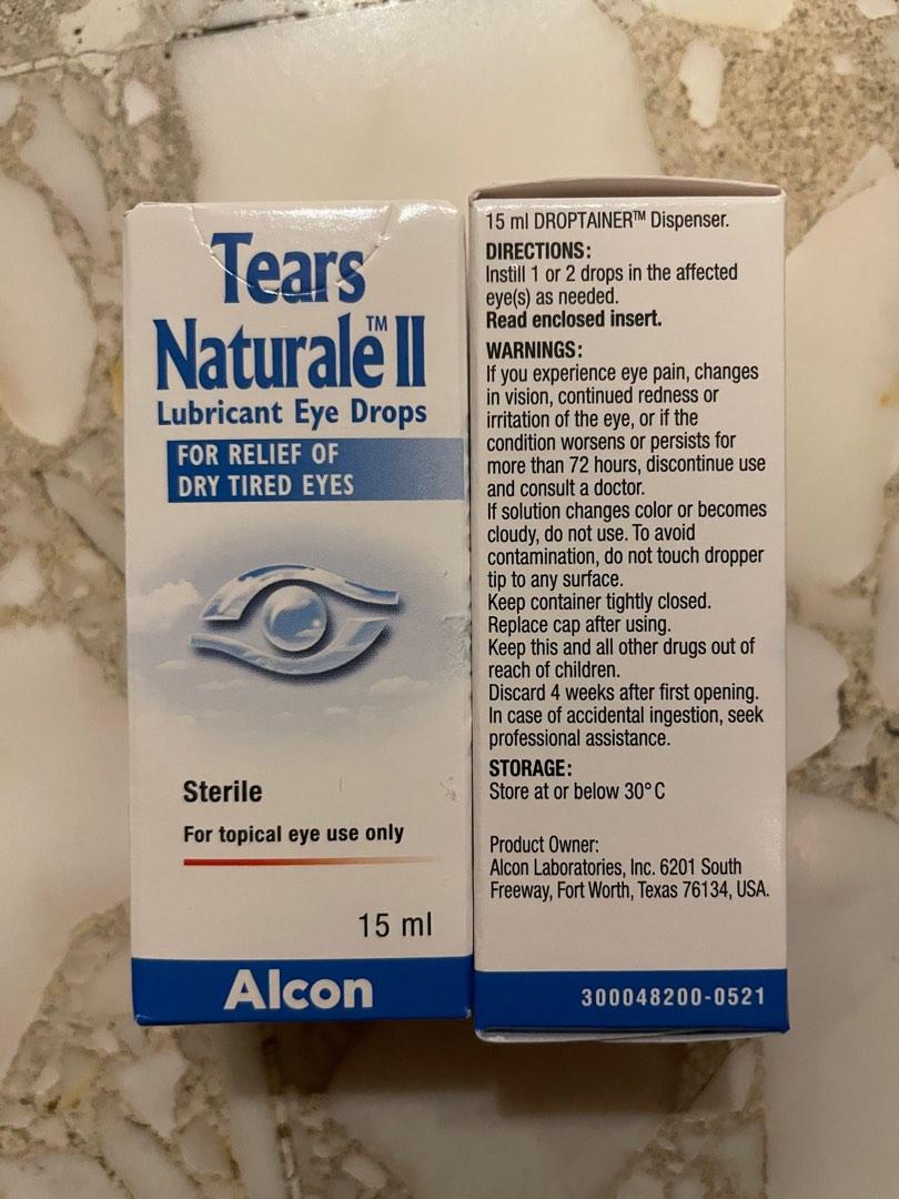 Tears Naturale II Lubricant Eye Drops 15ml, Beauty & Personal Care, Vision Care on Carousell