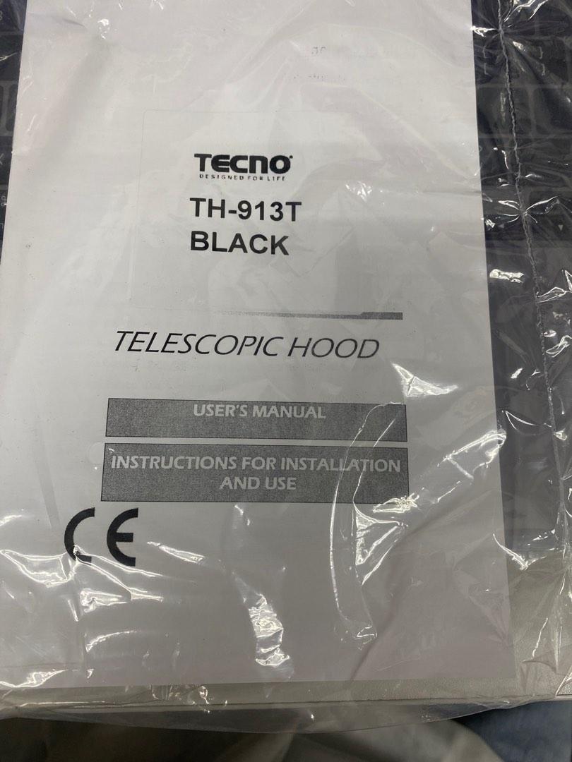 Techno Range Hood (Never use before, only open box to see), TV & Home ...