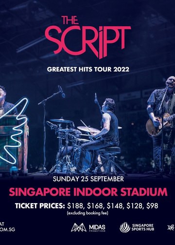 The Script Greatest Hits Tour Singapore 2022 (x2 tickets), Tickets ...