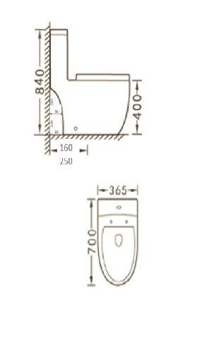 Vera Geberit Toilet bowl / Tornado flush A032T, Furniture & Home Living ...