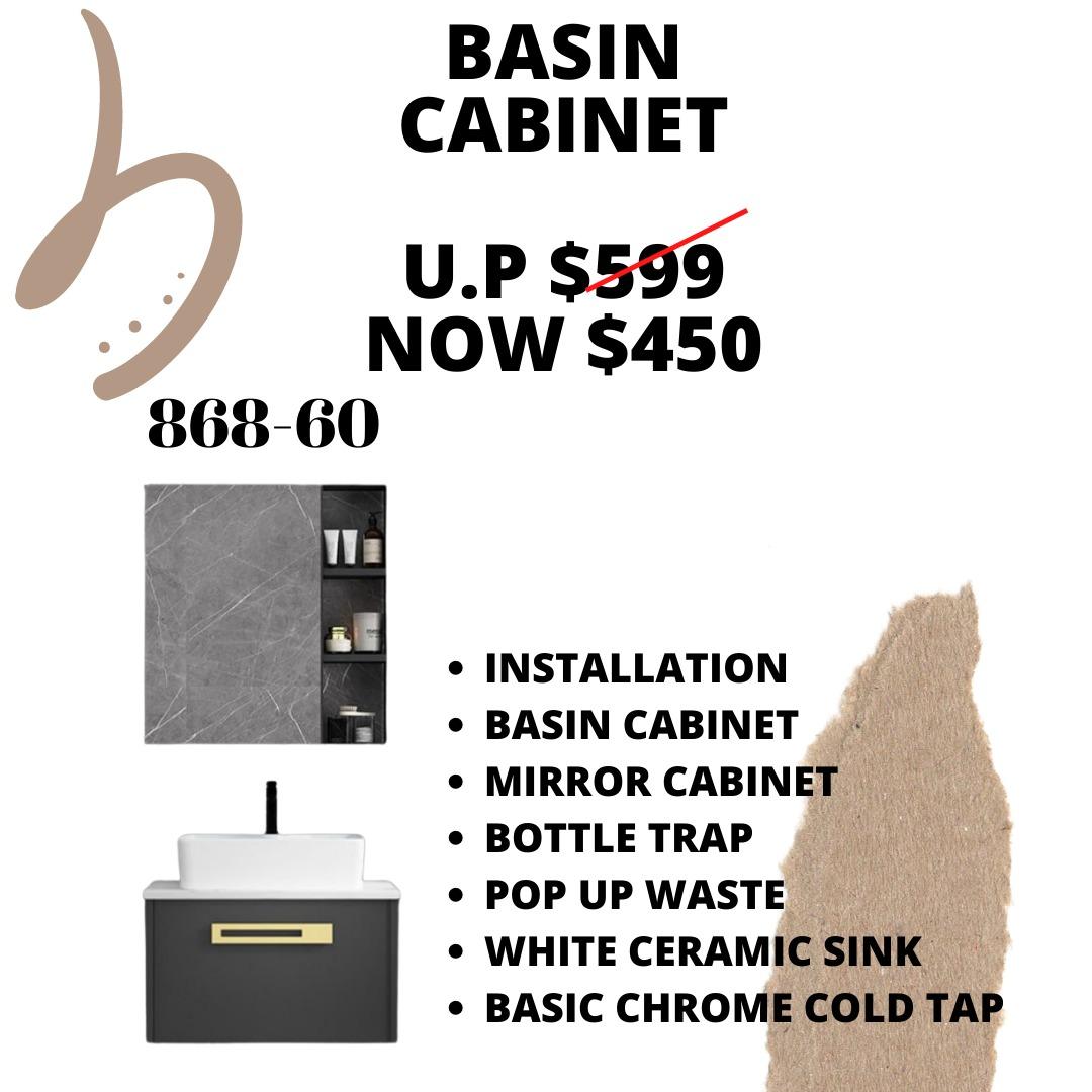 TOP MOUNT BASIN CABINET, Furniture & Home Living, Bathroom & Kitchen ...