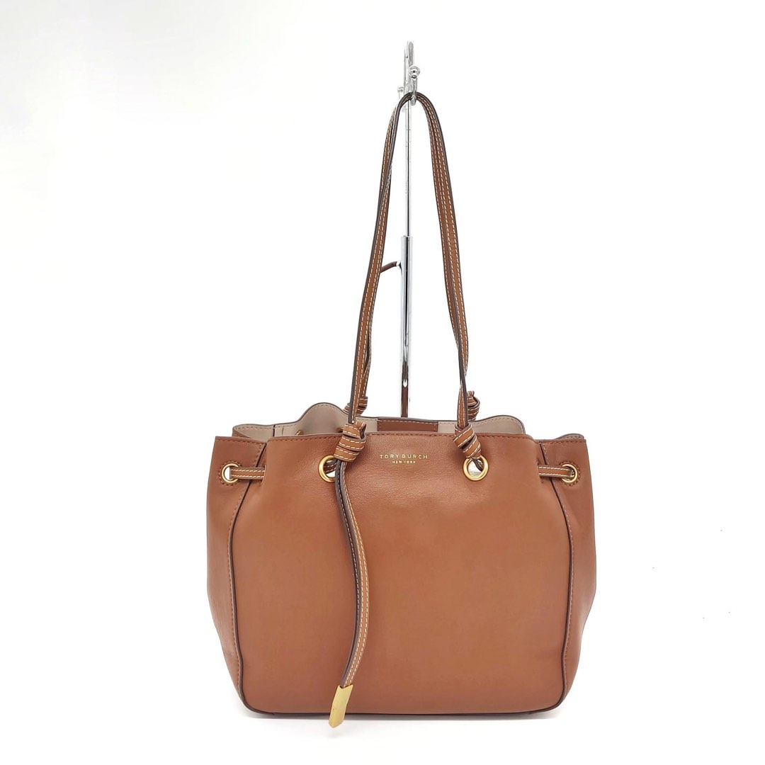 TORY BURCH - Caroline Small Tote in Light Umber *ACTUAL PHOTOS*, Women ...